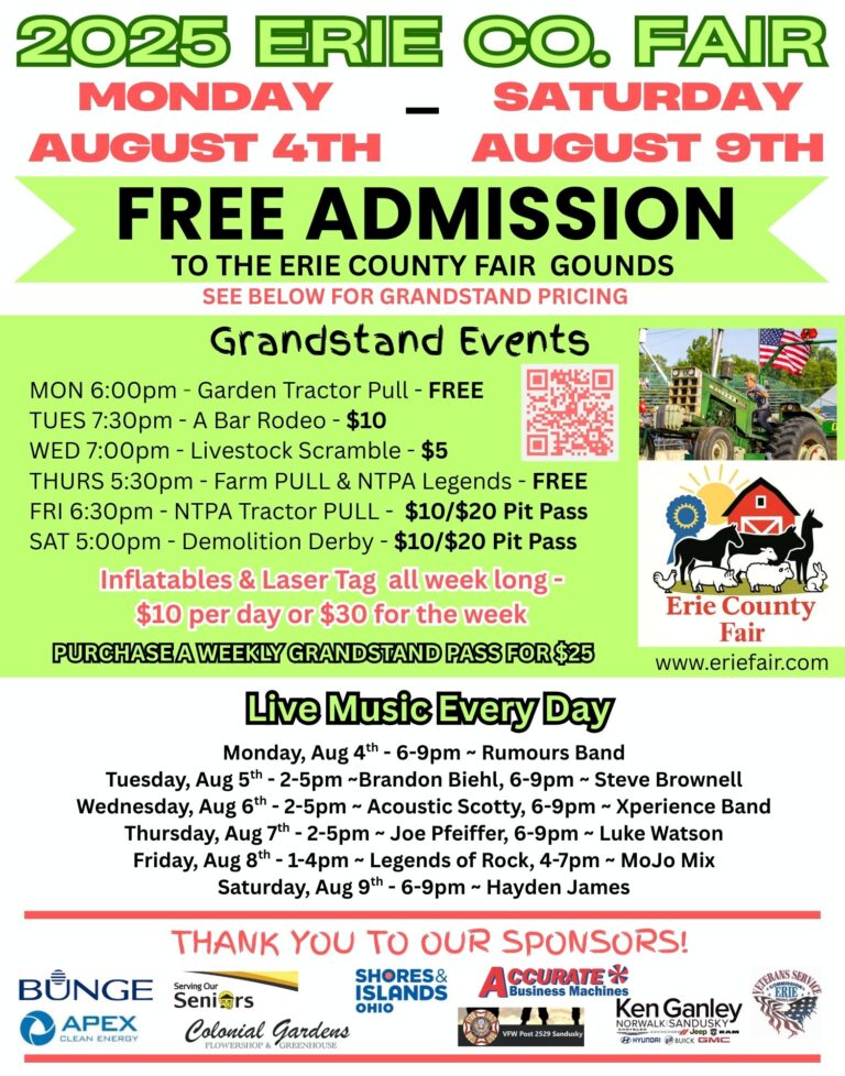 County Fair Info – Erie County Fair, Sandusky, OH